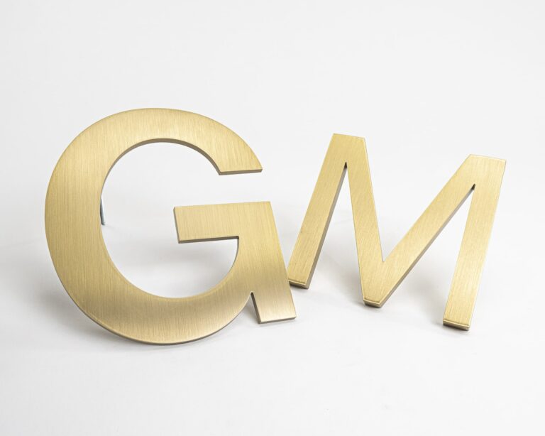 Solid Brass - Letters and Signs